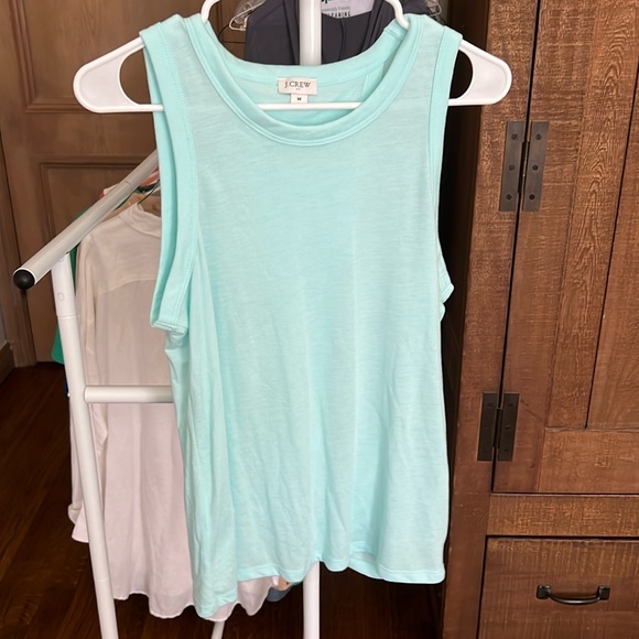 J. Crew | Tops | Jcrew Blue Workout Tank | Poshmark